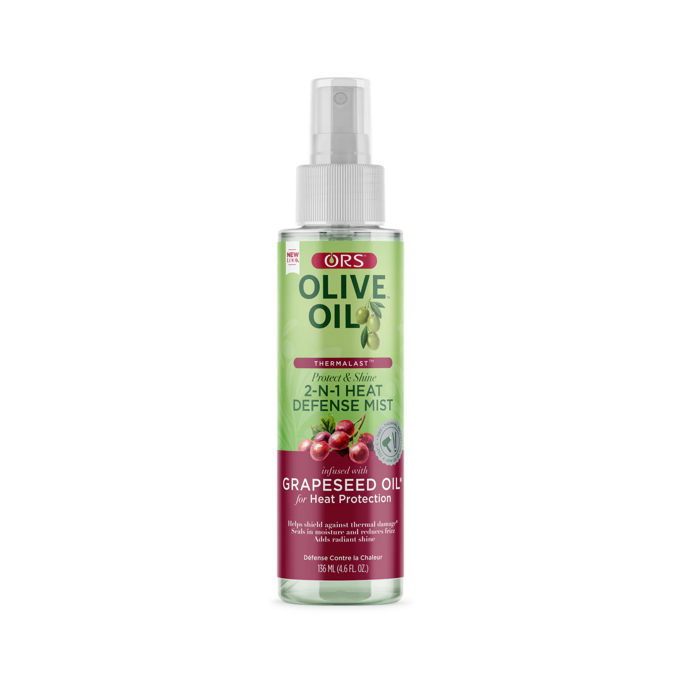 ORS™ Olive Oil Thermalast 2-in-1 Heat Defense Spray with Grapeseed Oil ...